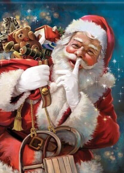 Santa Claus on Christmas - Diamond Painting